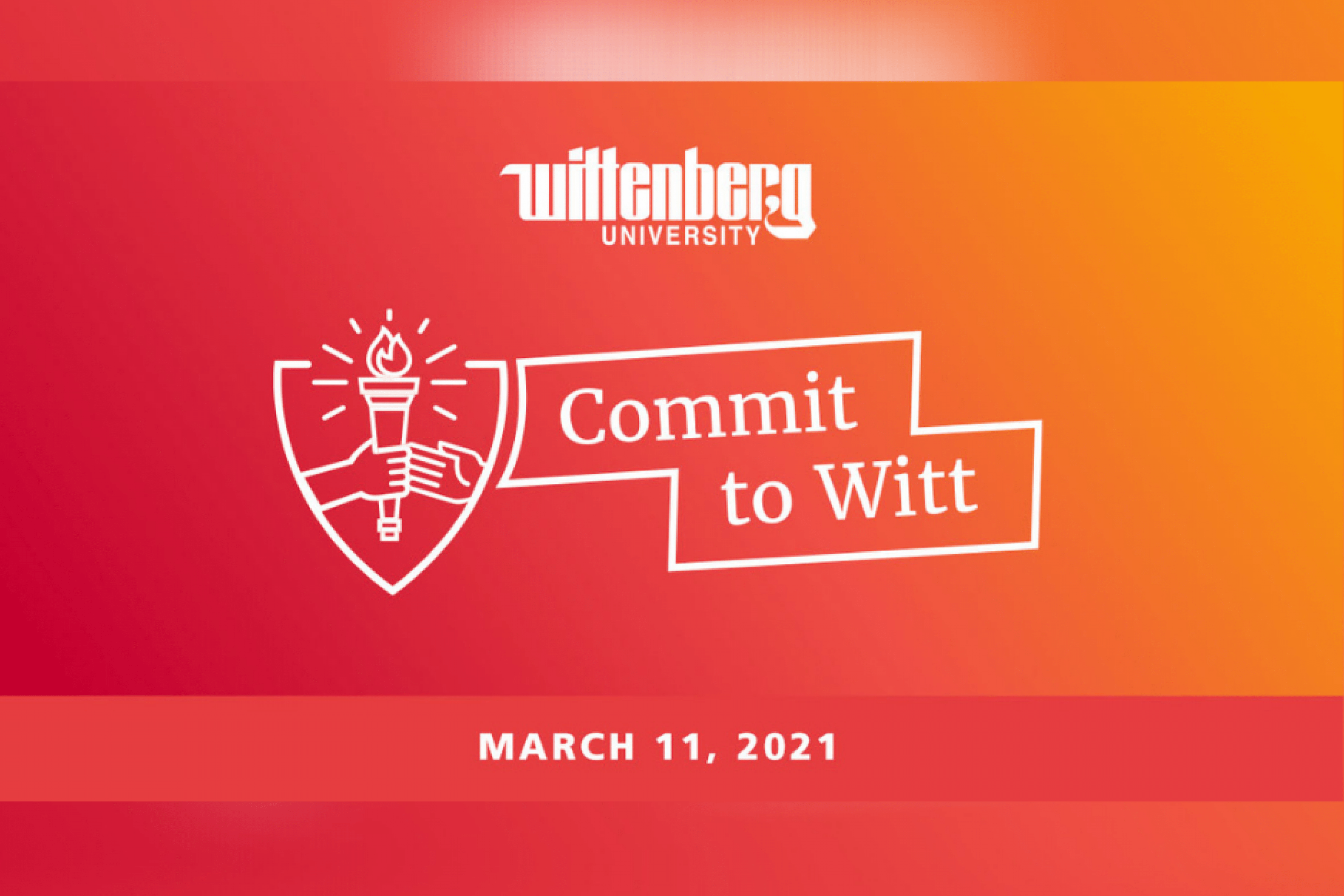 Commit To Witt and Campaign Kickoff | Wittenberg University